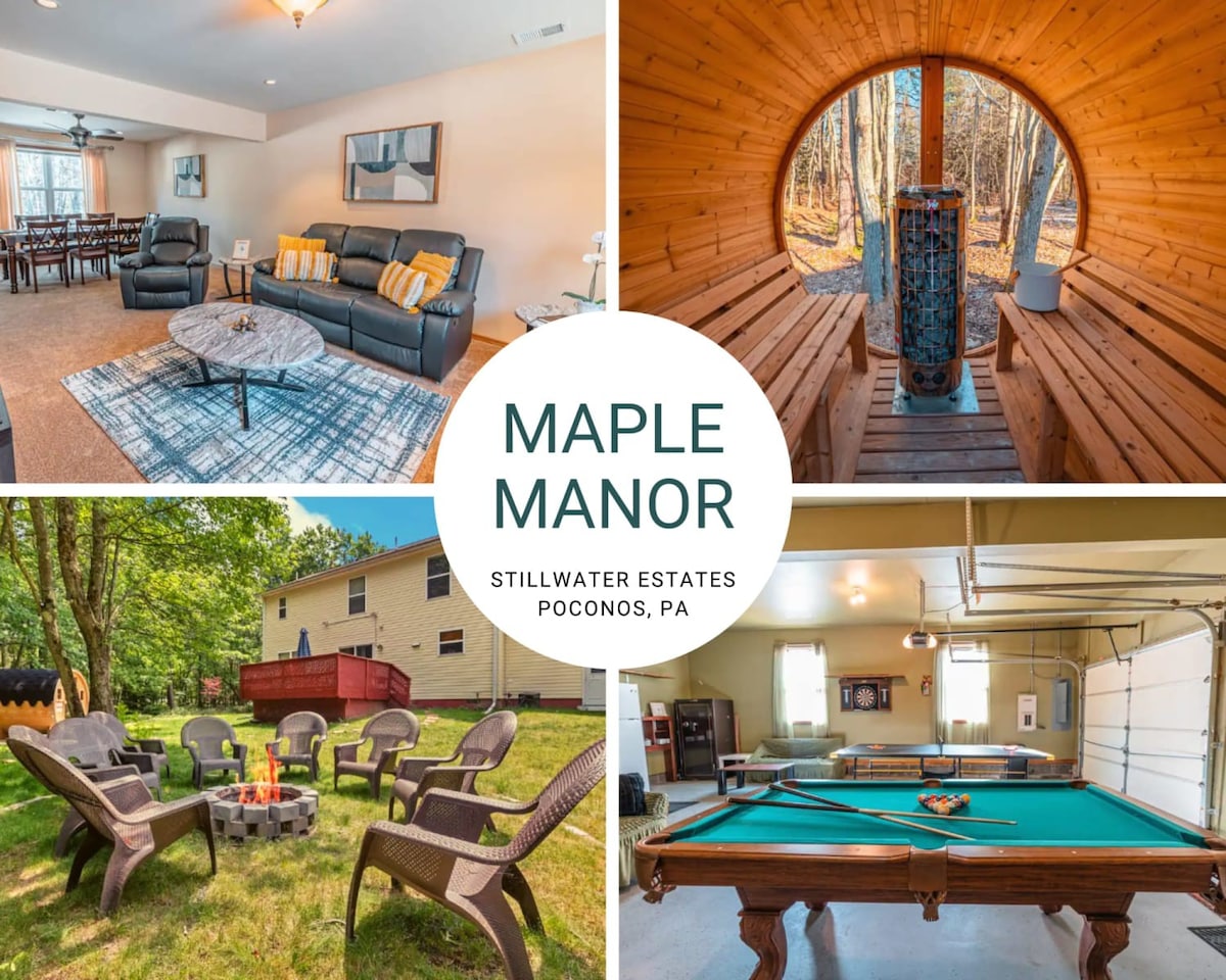Maple Manor | Pocono Vacation Rental