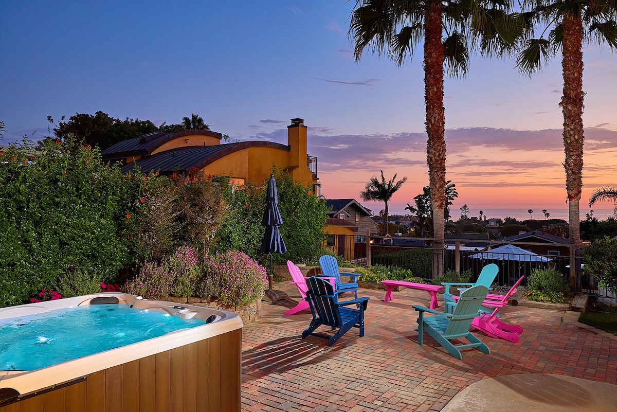 Ocean View And Hot Tub - Exquisite Coastal Retreat - Encinitas, CA
