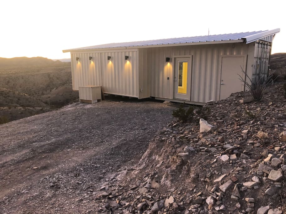 Fossil Knob Ridge -Cinnabar: Ultra-Modern Container Home | Terlingua ...