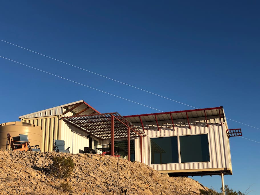 Fossil Knob Ridge -Cinnabar: Ultra-Modern Container Home | Terlingua ...