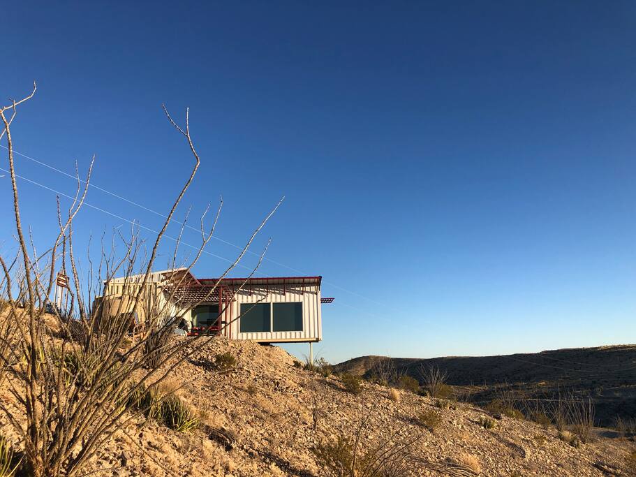 Fossil Knob Ridge -Cinnabar: Ultra-Modern Container Home | Terlingua ...